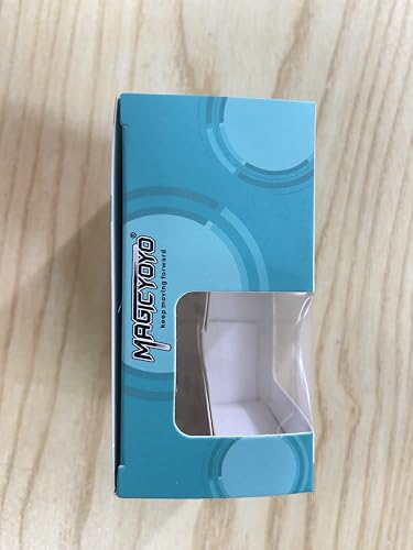 Responsive Yoyo D3 Looping Yoyo for Kids, Durable Professional Plastic Yo yo for Beginners, Looping Yo-yo for 2A Thick with Extra 2 Yoyo Strings + 2 Spacers ( Blue White)