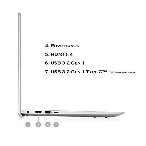 Dell Inspiron 15 15.6” FHD Thin and Light Laptop, Ryzen 7 4700U, Webcam, WiFi 6, Backlit Keyboard, USB-C, HDMI, AMD Radeon RX Vega 10, Windows 10 Home, 16GB DDR4, 512GB PCIe SSD