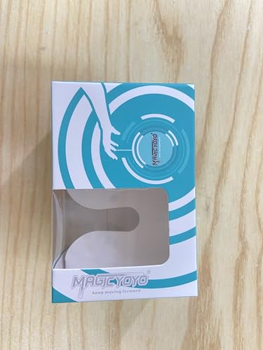 Responsive Yoyo D3 Looping Yoyo for Kids, Durable Professional Plastic Yo yo for Beginners, Looping Yo-yo for 2A Thick with Extra 2 Yoyo Strings + 2 Spacers ( Blue White)