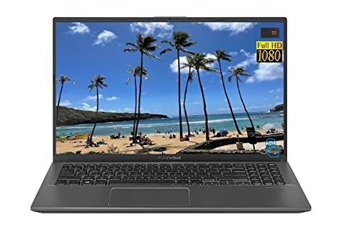 ASUS Newest High-Performance VivoBook Slim Laptop: 15.6" FHD IPS Touch Display, 4-Core Intel i7-1065G7, 8GB RAM, 1TB SSD, UHD Graphics, Webcam, HDMI, WiFi, USB-C, Backlit-KYB, Win10S, TF