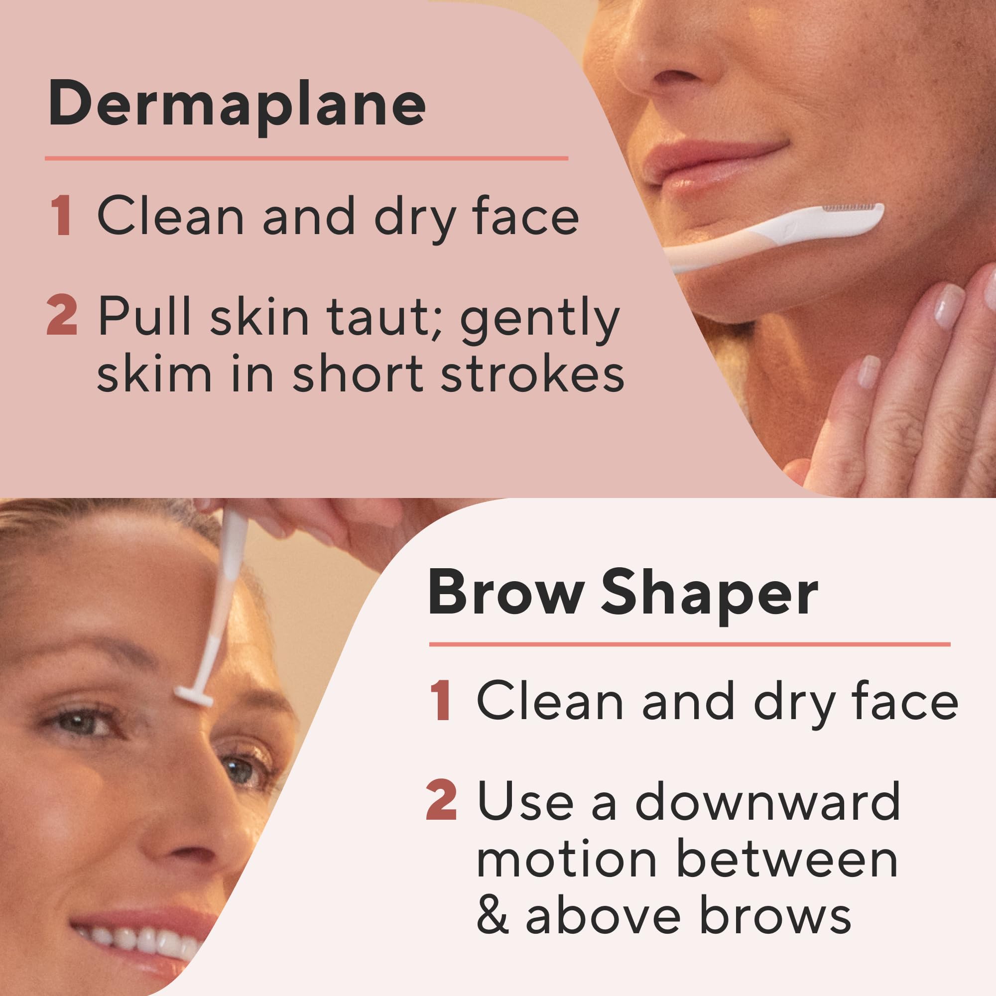 Finishing Touch Flawless DermaPlane Travel Pack Facial Exfoliator & Hair Remover