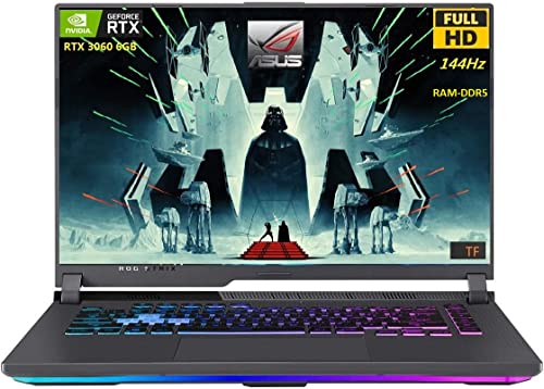 ASUS Latest ROG Strix Premium G15 Series Gaming Laptop, 15.6” 144Hz IPS FHD Display, 6GB NVIDIA RTX 3060, 8-Core AMD Gaming Ryzen 7-4800HX, 64GB DDR5, 1.5TB SSD, Wi-Fi6, Backlit RGB-KYB, Win11H, T.F