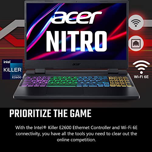 Acer Nitro 5 AN515-46-R0EQ Gaming Laptop | AMD Ryzen 7 6800H Octa-Core CPU | NVIDIA GeForce RTX 3070 Ti Laptop GPU | 15.6" QHD FreeSync 165Hz IPS | 32GB DDR5 | 1TB Gen 4 SSD | Wi-Fi 6E | RGB Backlit