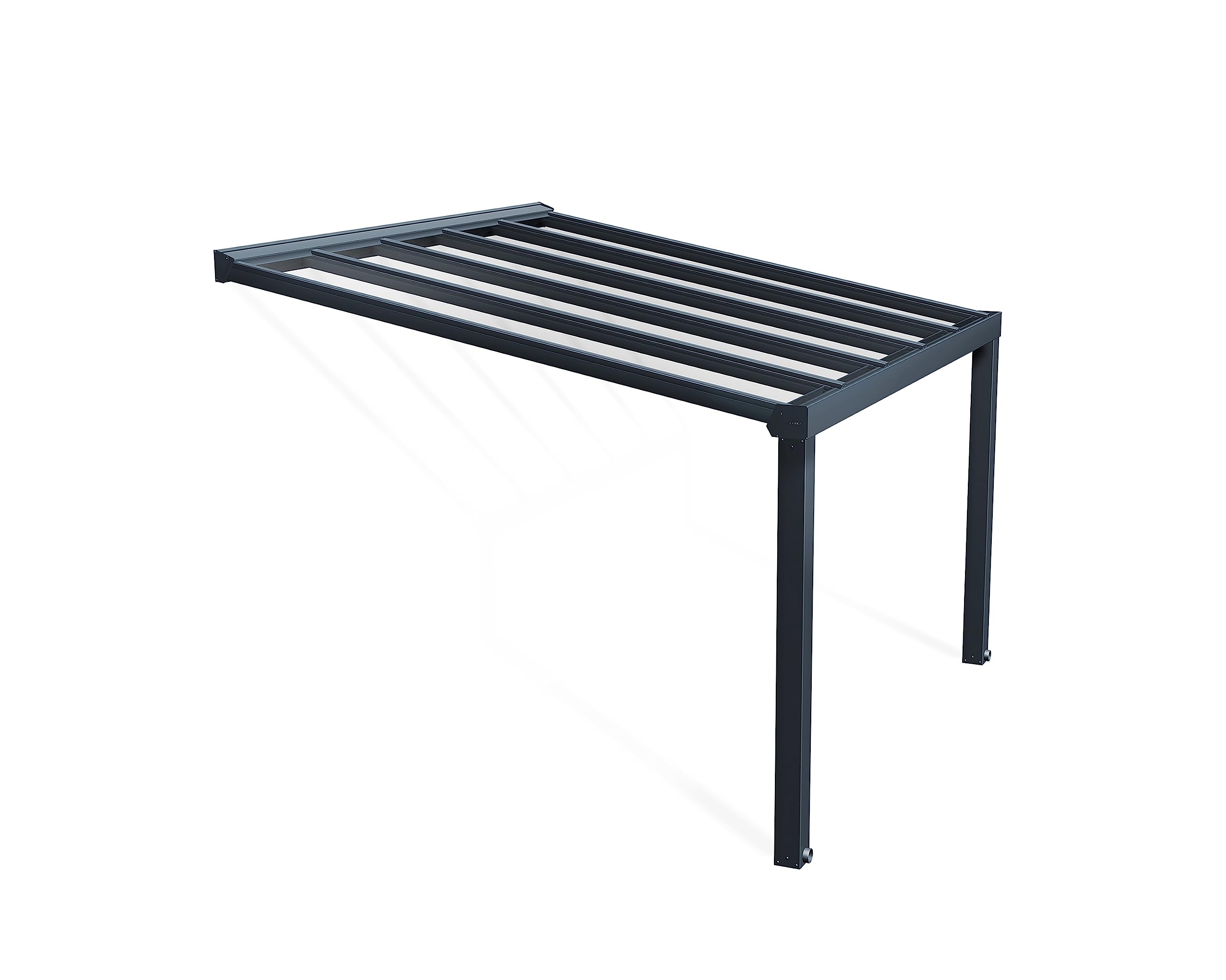 Palram - Canopia Stockholm Patio Cover 11’ x 12’ Gray/Gray Outdoor Canopy Awning for Patio, Waterproof Canopy, Patio Awning, Outside Canopy for Backyard, Outdoor Gazebo with 100% UV Protection