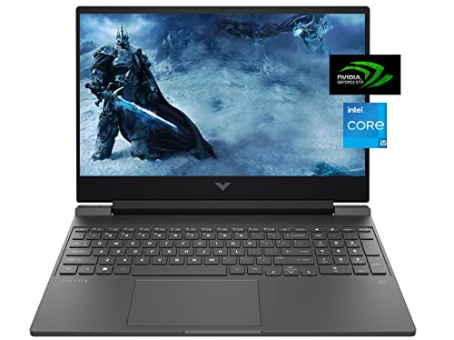 Gaming Laptop by HP Victus for Gamer, 2022 Upgraded Version, 15.6'' FHD 144Hz, Intel 12th Core i5-12450H, 32GB RAM, 1TB SSD, NVIDIA GeForce GTX 1650, Backlit, Windows 11, ROKC MP (15-fa0031dx)