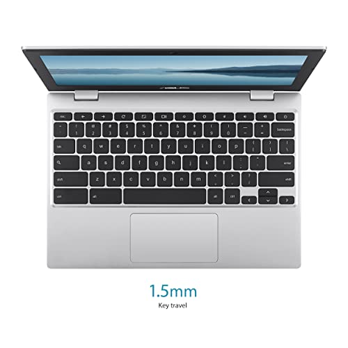 ASUS Chromebook CX1, 11.6" HD NanoEdge Display, Intel Celeron N4020 Processor, 64GB eMMC, 4GB RAM,Military Grade StandardĀ Chrome OS, Transparent Silver, CX1101CMA-DB44