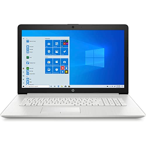 HP Laptop 17-BY4013DX 17.3" HD+ Intel Core i3-1115G4, Intel UHD Graphics, 8GB DDR4 RAM, 256GB SSD Storage, Windows 11 Home in S Mode, Natural Silver (Renewed)
