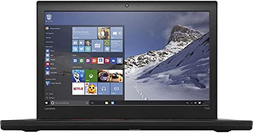 Lenovo ThinkPad T560 15.6‘’ HD (1366 x 768) Business Laptop/Intel Core i5-6300U 2.4Ghz / 16GB RAM /1TB SSD/Webcam/Bluetooth/Backlit Keyboard/Windows 10 pro (Renewed)