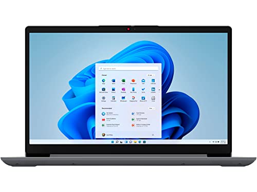 Lenovo IdeaPad 1 15.6" Home & Business Laptop (AMD Athlon 3050U, 8GB RAM, 256GB SSD) Anti-Glare, Webcam, Wi-Fi 6, HDMI, Type-C, 10-Hour Long Battery, IST Computers Cable, Win 11 Home – 2023 Model