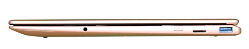 Intel® Core™ i7-8550U, 16GB RAM and 512GB SSD, 13.3 Inches Tygazer Thin Touch Screen Laptop and Backlit Keyboard - Rose Gold