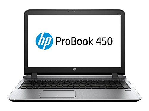 HP ProBook 450 G3 15.6" Business Ultrabook: Intel Core i5-6200U | 500GB | 8GB DDR3 | (1920x1080) FHD | DVD - Windows 10 Pro (Renewed)