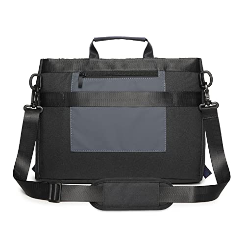DOB SECHS Briefcases for Men, Laptop Bag 15.6 inch, Small Messenger Bag for Men Women, Satchel Bags for Men, Waterproof Laptop Messenger Bag, Computer Bags for Laptops/Macbook/Notebook, Black