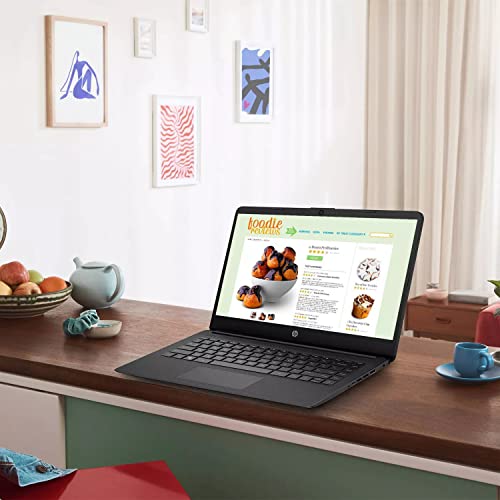 HP Pavilion Laptop (2022 Model), 14-inch Micro-Edge HD Display, Intel Pentium Silver N5030, 16GB RAM, 512GB SSD, Thin & Portable, Webcam, HDMI, Wi-Fi, Bluetooth, Windows 11 Black