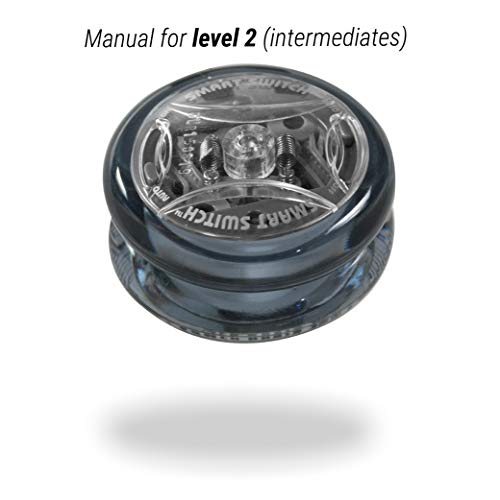 Yomega Power Brain XP yoyo - Professional yoyo with a Smart Switch which enables Players to Choose Between Auto-Return and Manual Styles of Play. + Extra 2 Strings & 3 Month Warranty (Grey)
