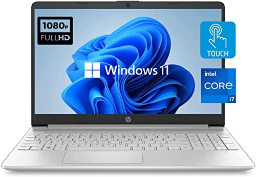HP 15.6" FHD 1920x1080 IPS Touchscreen Laptop, Intel Core i7-1065G7,16GB RAM, 512GB SSD,Silver, Windows 10 Home,Silver