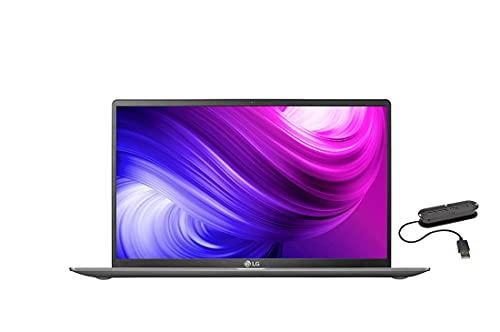 LG Gram 15.6" Full HD Notebook Computer, Intel Core i5-1135G7 2.4GHz, 16GB RAM, 512GB SSD, Windows 10 Home, Free Upgrade to Windows 11, Dark Silver (Renewed)