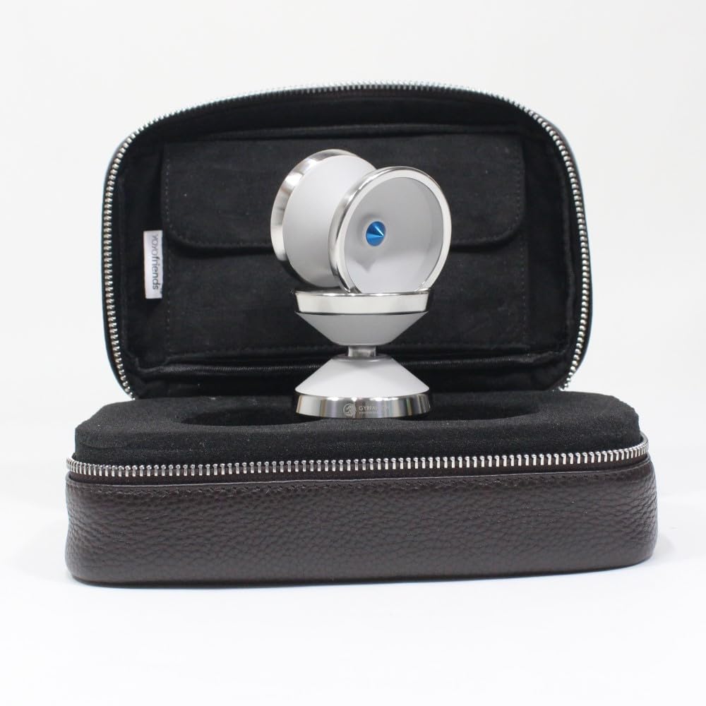 yoyofriends MG SS Gyrfalcon Yo-Yo - Tri-Material - Magnesium YoYo (White with Raw Rings)