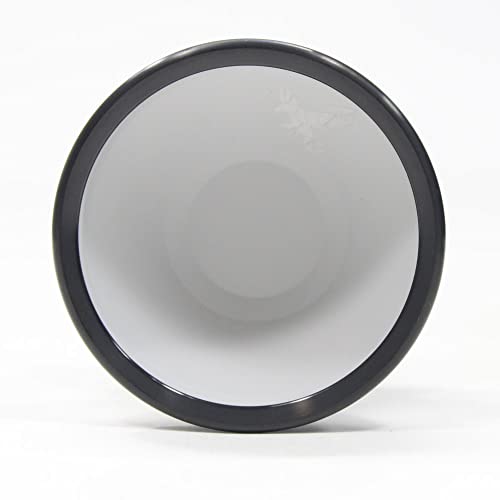 yoyofriends Peregrine Yo-Yo - Aluminum with Stainless Steel Rings - Bi-Metal YoYo (Moonrock with Black Ring)