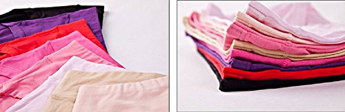 C.X Trendy Women's 8-Pack Cotton Seamless Brief Panty (S, Assorted)