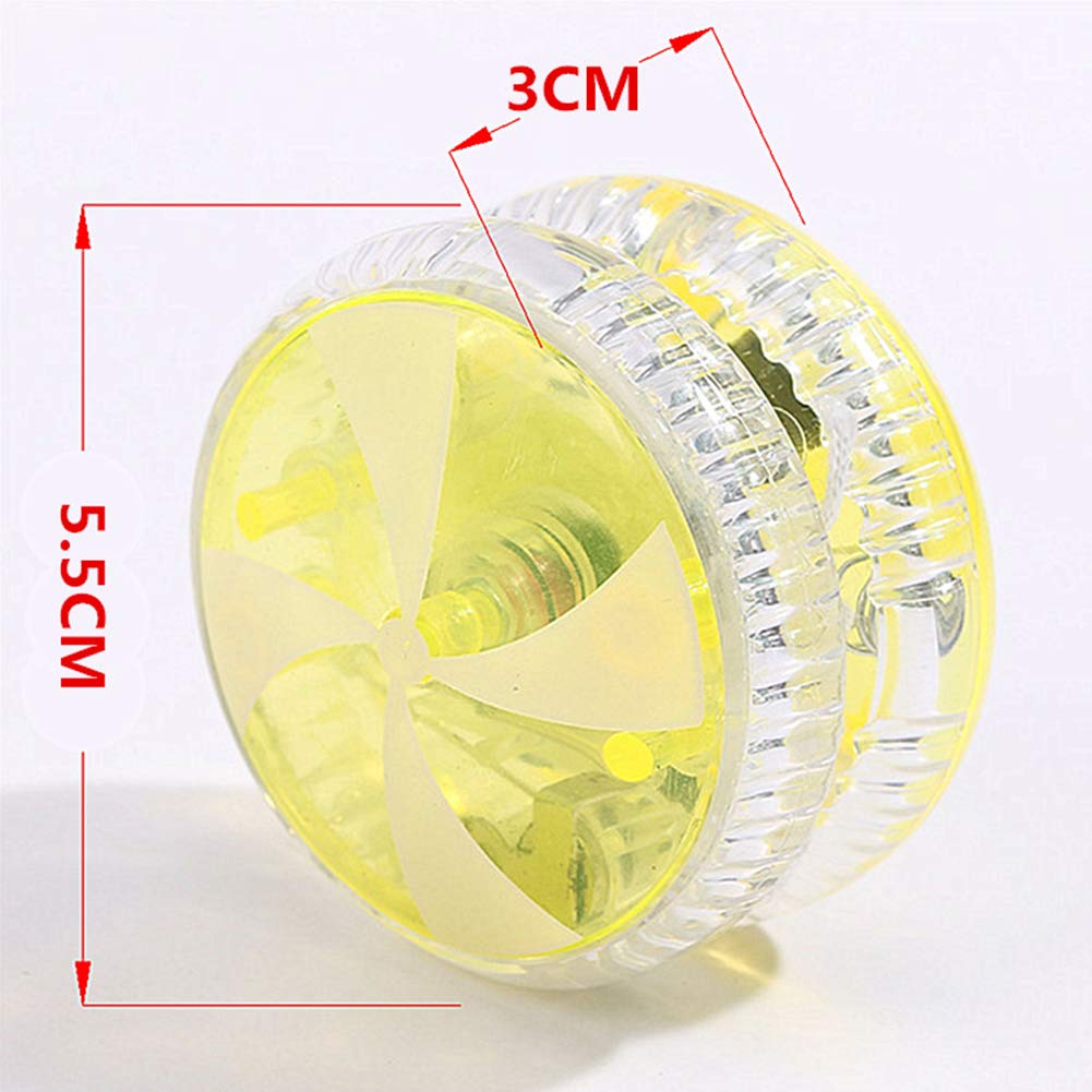 LED Light Up Yo Yo Yoyo for Kids Beginner Yoyo for Kids Responsive Ball Bearing Yoyo 4 Pack