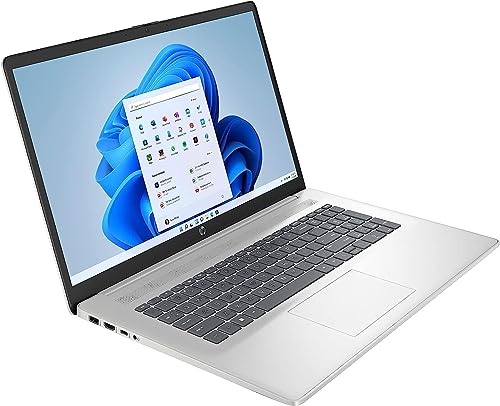 HP 17 Laptop, 17.3" HD+ Touchscreen, Intel-Core i7 1355U up to 5GHz, 32GB RAM, 1TB SSD, Intel Iris Xe Graphics, Wi-Fi 6, Bluetooth, Backlit Keyboard, Windows 11 Home, with Laptop Stand