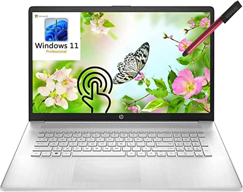 HP Envy 17 17.3" FHD Touchscreen Business Laptop Computer, Intel Quad-Core i7-1165G7, 64GB DDR4 RAM, 1TB PCIe SSD, WiFi 6, BT 5, Backlit KB, Fingerprint Reader, Windows 11 Pro, w/Free 64GB Flash Drive