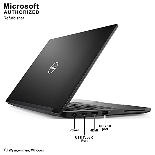 Dell Latitude 7280 12.5 Inch Business Laptop, Intel Core i5-7300U up to 3.5GHz, 16G DDR4, 512G SSD, HDMI, Windows 10 Pro 64 Bit Multi-Language Support English/French/Spanish(Renewed)