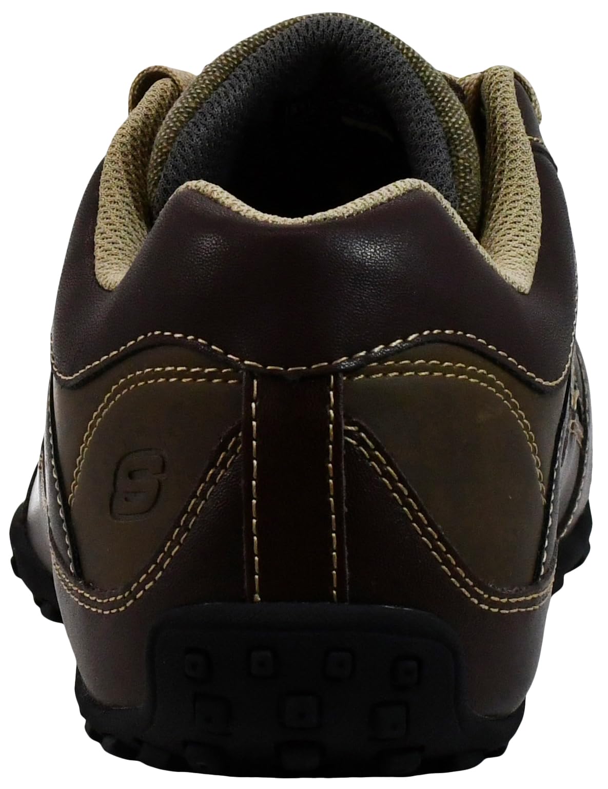 Skechers USA Men's Citywalk Malton Oxford Sneaker,Brown,12 M US