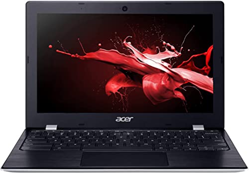 Acer 2022 11" Ultra-Thin HD IPS Chromebook, Intel Celeron Processor Up to 2.60 GHz, 4GB Ram, 32GB SSD, Ultra-Fast 6th Gen WiFi, Webcam, Chrome OS(Renewed) (Dale Black)
