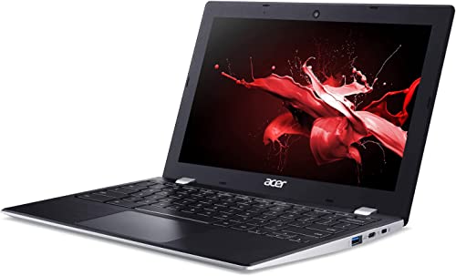 Acer 2022 11" Ultra-Thin HD IPS Chromebook, Intel Celeron Processor Up to 2.60 GHz, 4GB Ram, 32GB SSD, Ultra-Fast 6th Gen WiFi, Webcam, Chrome OS(Renewed) (Dale Black)