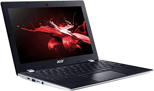 Acer 2022 11" Ultra-Thin HD IPS Chromebook, Intel Celeron Processor Up to 2.60 GHz, 4GB Ram, 32GB SSD, Ultra-Fast 6th Gen WiFi, Webcam, Chrome OS(Renewed) (Dale Black)