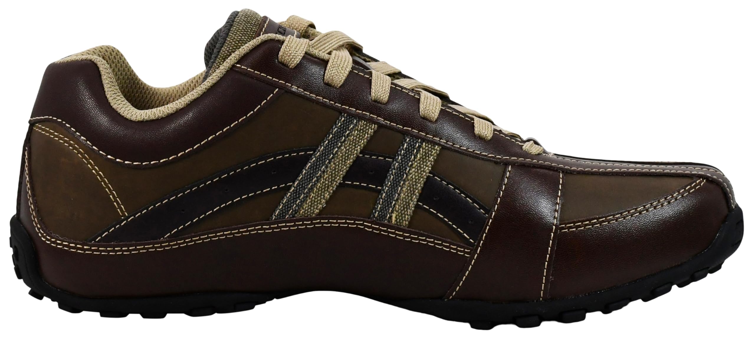 Skechers USA Men's Citywalk Malton Oxford Sneaker,Brown,12 M US