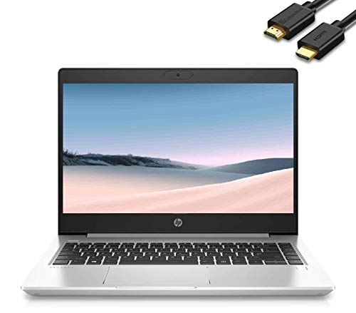HP ProBook 440 G7 14" FHD (Intel Quad-Core i5-10210U(Beat i7-8550U) 16GB DDR4 RAM, 256GB SSD) IPS Business Laptop, Backlit KB, HD Webcam, Type-C, HDMI, RJ-45, Windows 10 / 11 Pro + IST HDMI Cable