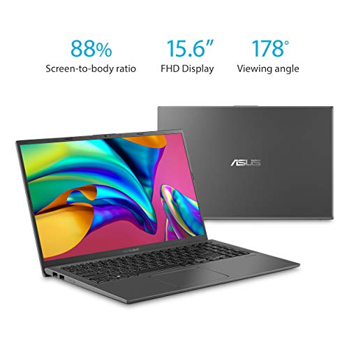 ASUS VivoBook L203NA Laptop, 11.6” HD Display, Intel Celeron N3350 Processor, 4GB RAM, 64GB Storage, USB-C, Windows 10 Home in S Mode, Up to 10 Hours Battery Life, One Year Microsoft 365, L203NA-DS04