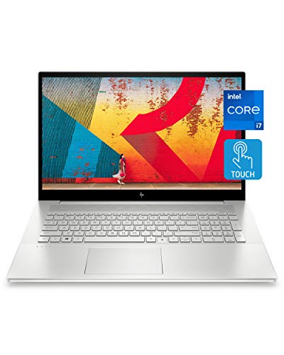 HP Envy 17 Laptop, 11th Gen Intel Core i7-1165G7, 12 GB RAM, 1 TB HDD & 256 GB SSD, 17.3-inch FHD IPS Touchscreen, Wins10 Home, HD Webcam, Audio by B&O (17-cg1010nr, 2021) (Renewed)
