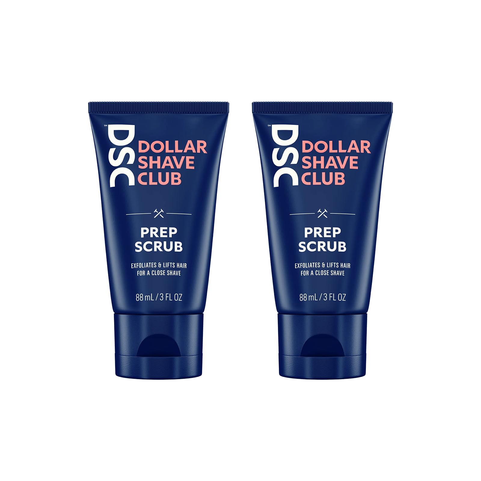 Dollar Shave Club | Prep Scrub 3 ounce (2 Pack) | Pre Shave Scrub to Prevent Ingrown Hairs