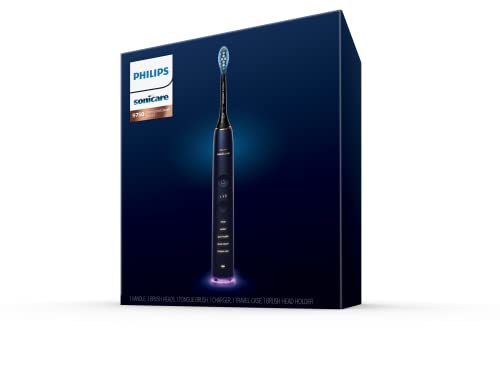 Philips Sonicare DiamondClean Smart 9750 Rechargeable Electric Power Toothbrush, Lunar Blue, HX9954/56