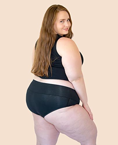 Cotton Underwear for Women Breathable, Soft, Stretchy Briefs Panties Regular & Plus Size Multipack (Small) Basic
