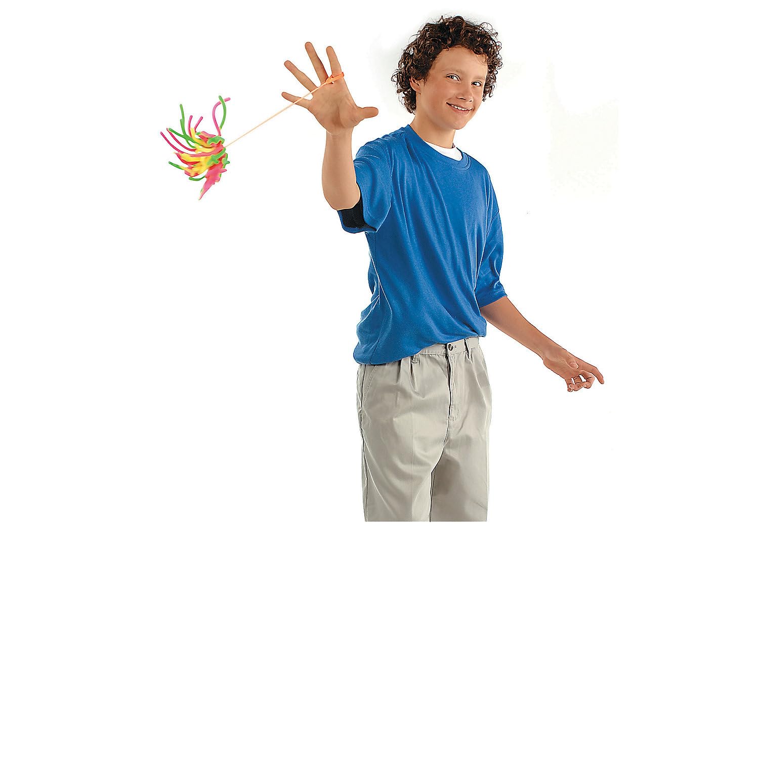 Neon Large Stretchy Noodle Ball Yo Yos (Set of 12) Party Favor Toys