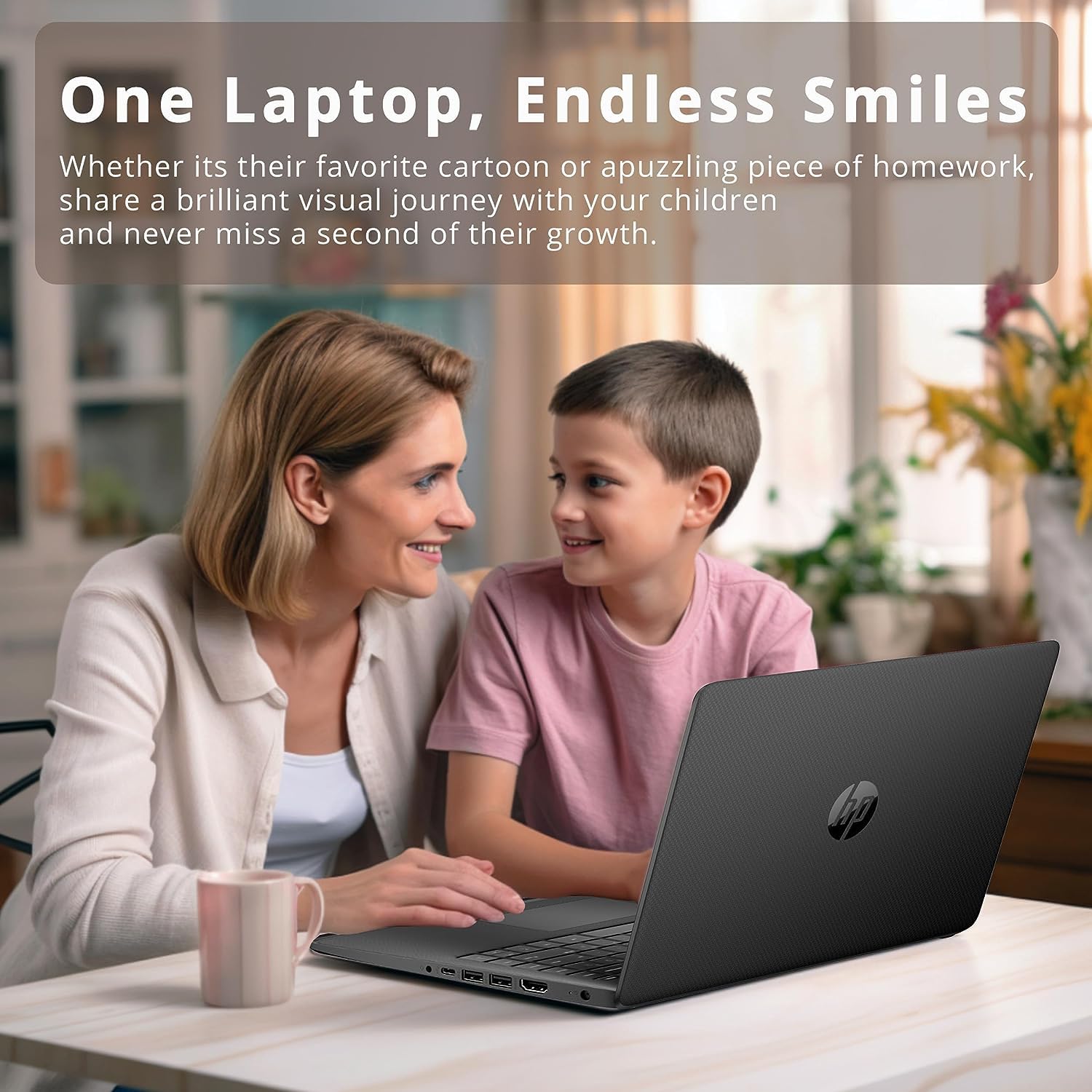 HP Stream 14" HD BrightView Laptop, Intel Celeron N4120, 8GB RAM, 64GB eMMC, Intel UHD Graphics, 720p Webcam, 1 Year Office 365, Black, Win 11 S, 32GB Hotface USB Card