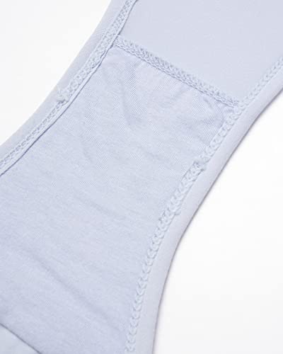 Lucky Brand Women's Underwear - 10 Pack Microfiber Hipster Briefs (S-XL), Size Large, Blue Iris/Gardenia/Silver Sconce/Blue/Multi