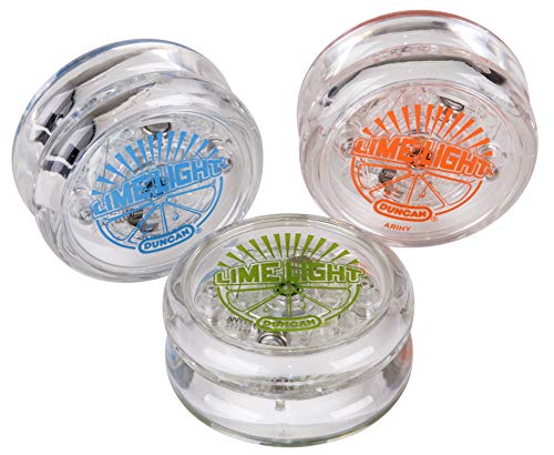Duncan Toys Limelight LED Light-Up Yo-Yo, Beginner Level Yo-Yo with LED Lights, Mystery Color