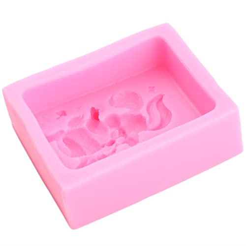 Mujiang 3D Easter Bunny Chocolate Silicone Mold Rabbit Flower Basket Fondant Mold For Cake Decorating Candy Gum Paste Polymer Clay Soap Set Of 1