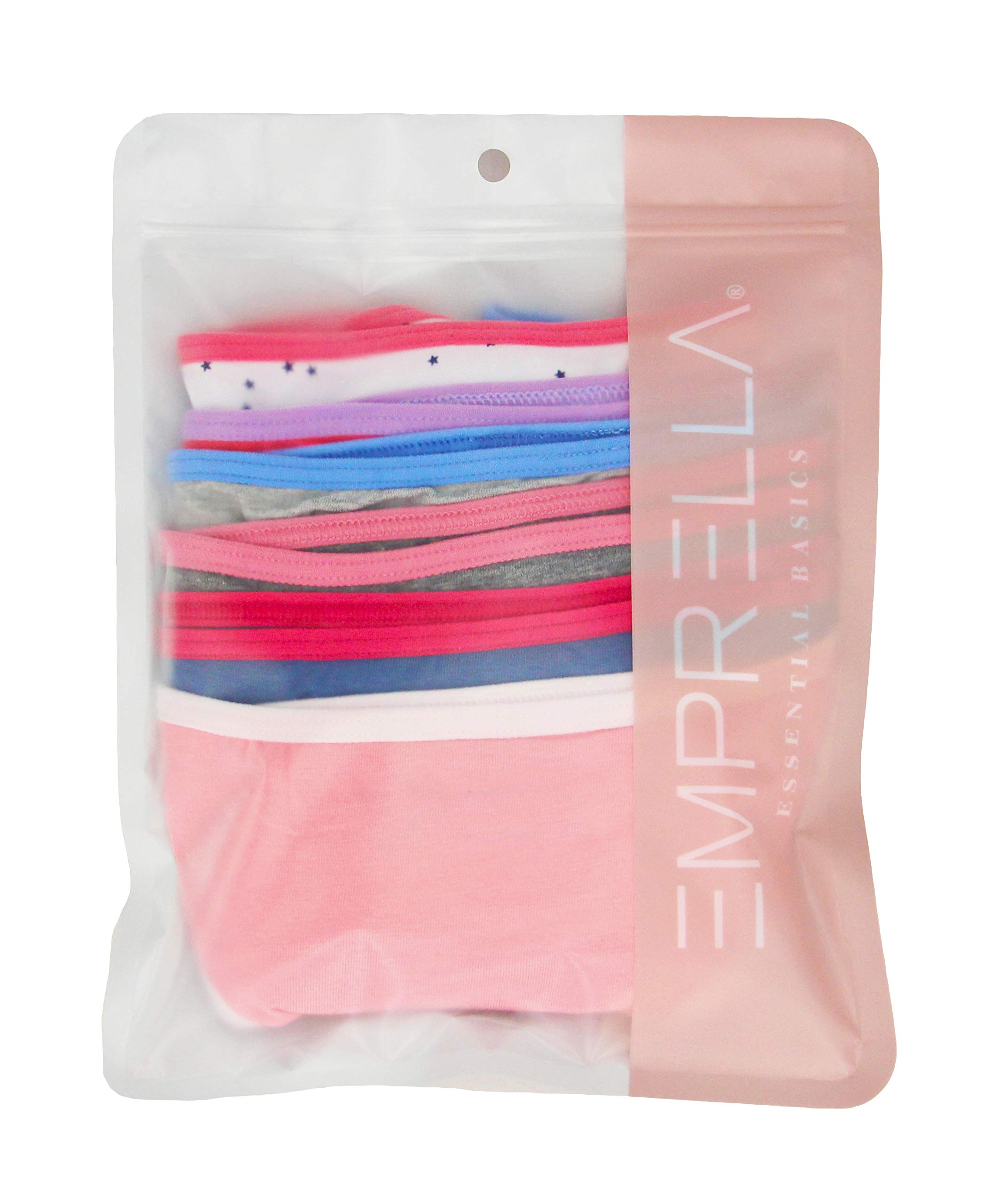 Emprella Women Underwear, 10 Pack Womens Panties Cotton Bikini Seamless Lady Panty S-XXL