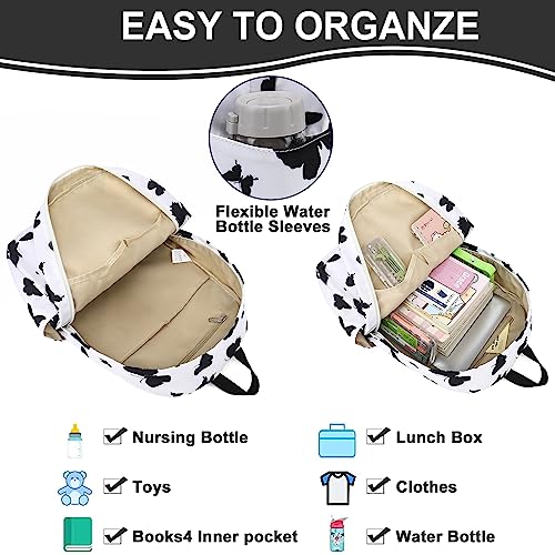 School Backpack for Teen Girls Women Laptop Backpack College Bookbags Middle School Travel Work Commuter Back Pack(Black Butterfly)