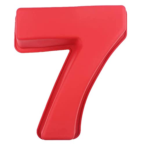 3d Silicone Number Cake Molds, Large Silicone Letter Arabic Number Fondant Cake Baking Pan for Birthday Festival BD Relationship Marry Anniversary Wedding Party,10 Inch (7)