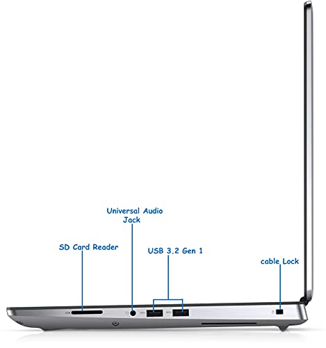 Dell Precision 7550 Workstation Laptop PC, FHD Non-Touch, Intel Core i7-10850H Processor, 32GB Ram, 512GB NVMe SSD, HDMI, Thunderbolt, NVIDIA Quadro T1000 4GB GDDR6, Windows 10 Pro (Renewed)