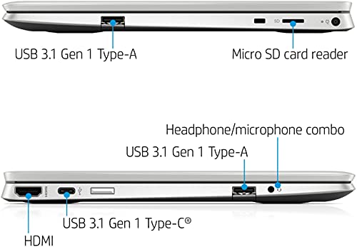 2022 HP X360 2-in-1 Convertible Laptop, 11.6" HD IPS Touchscreen Display, Intel Pentium Silver Quadcore N5030, 4GB DDR4, 128GB SSD + YSC Accessory, Webcam, USB-C, Windows 11 S
