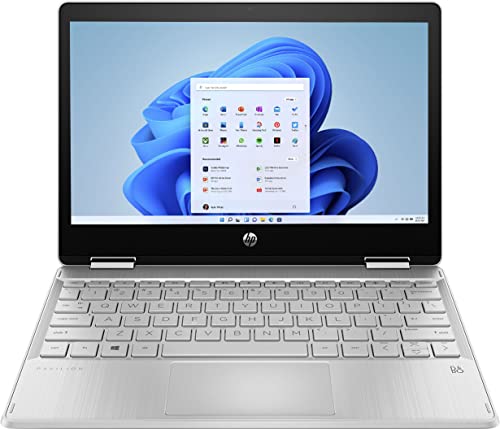 2022 HP X360 2-in-1 Convertible Laptop, 11.6" HD IPS Touchscreen Display, Intel Pentium Silver Quadcore N5030, 4GB DDR4, 128GB SSD + YSC Accessory, Webcam, USB-C, Windows 11 S