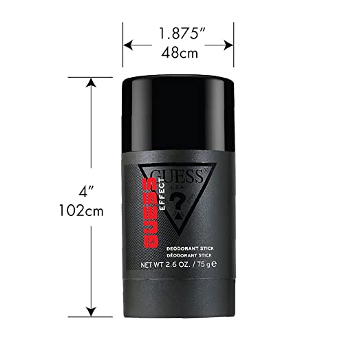 GUESS Effect Grooming Deodorant Stick for Men, 2.6 Oz